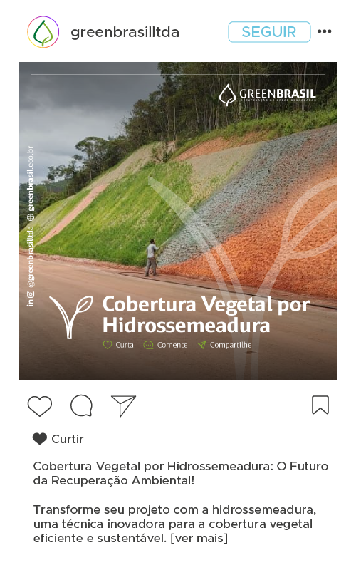 Técnicas de Bioengenharia – GreenBrasil