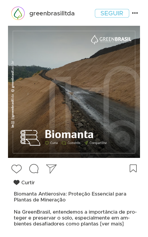Técnicas de Bioengenharia – GreenBrasil
